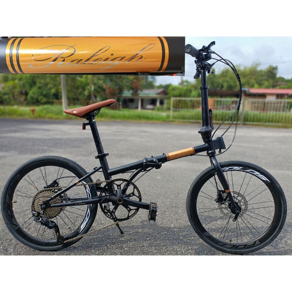 FOLDING BIKE 20" RALEIGH RACE ( 11 SPEED ) | Shopee Malaysia