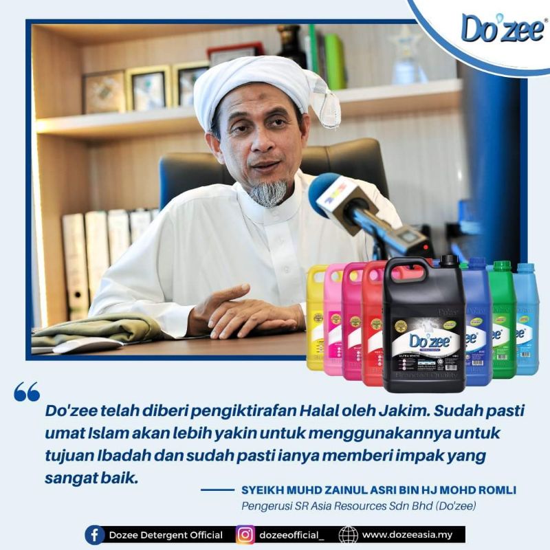 Sabun Dozee 10 kg DarSa Syeikh Muhd Zainul Asri bin Mohd Ramli | Shopee ...