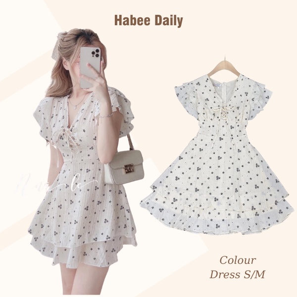 Little Flower Dress Spread Flower Dress With 2 Layers Of Flower Tien ...