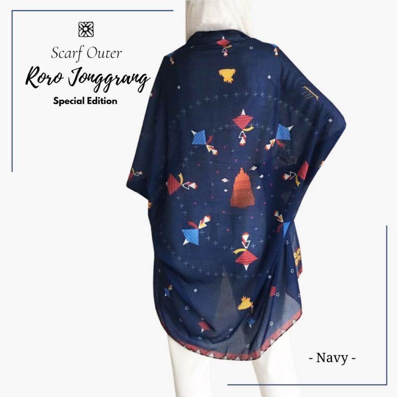 Outer Roro jonggrang special navy | Shopee Malaysia