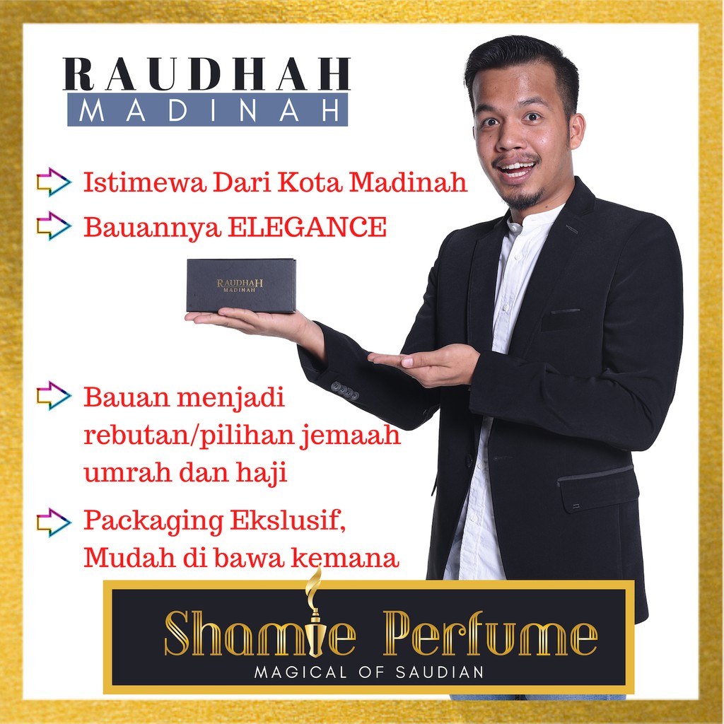 🔥🔥🔥[READY STOK] 🔥🔥🔥PERFUME RAUDHAH MADINAH | Shopee Malaysia