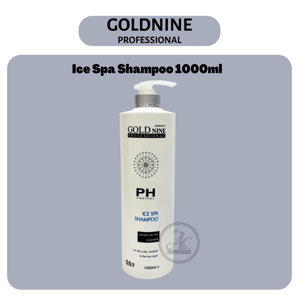 Gold Nine Professional Hair Shampoo & Masque 1000ml (Ice Spa ...