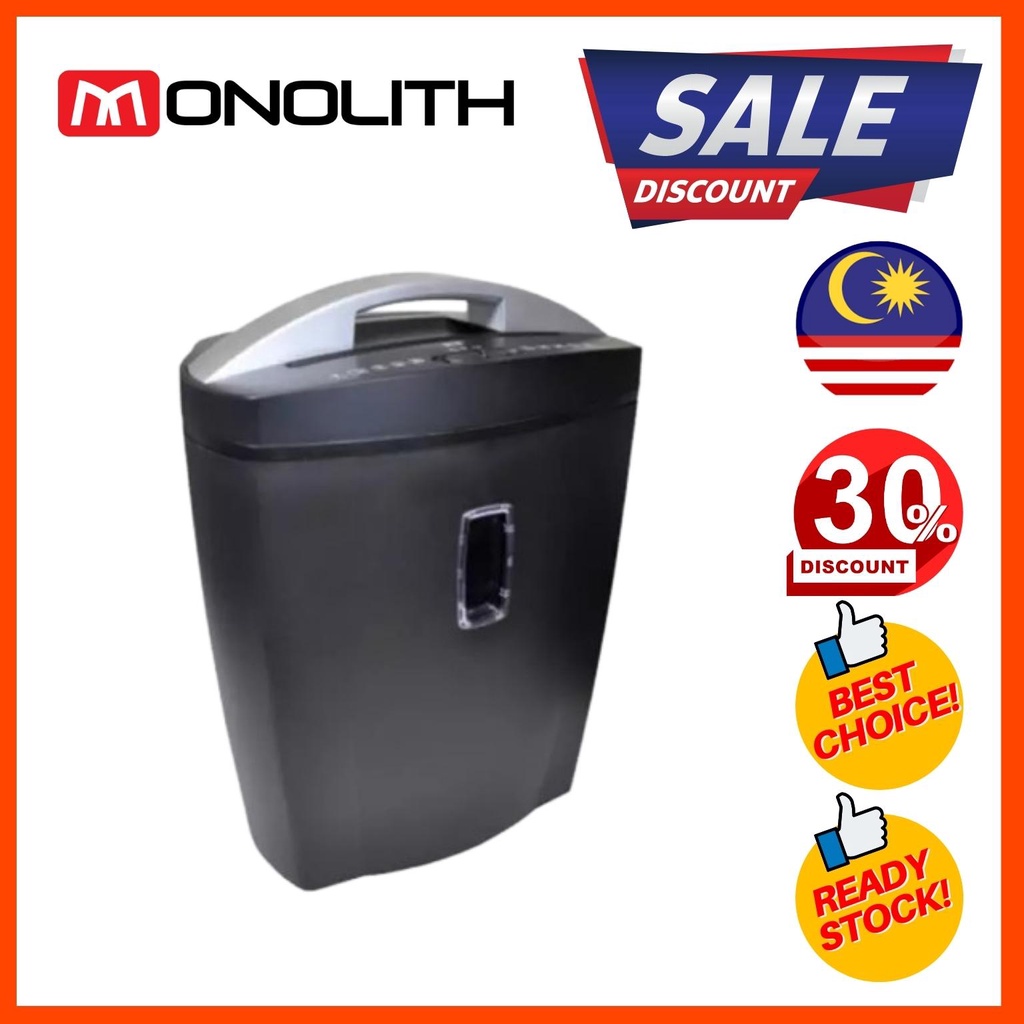 MONOLITH C156-F Paper Shredder (CLEARANCE SALES: BOX DAMAGE) | Shopee ...