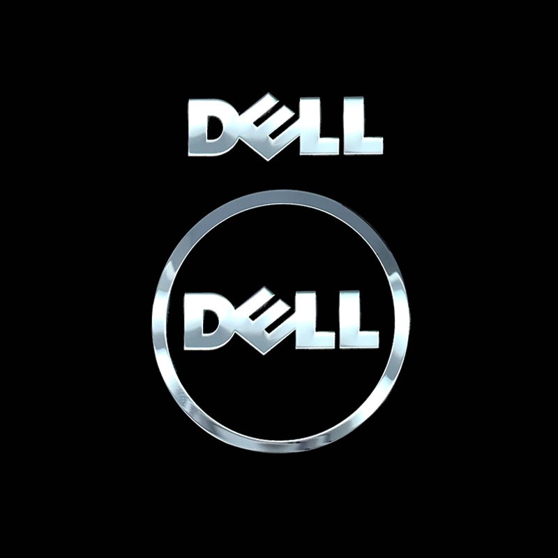 [New metal sticker] DELL Dell logo computer logo metal sticker notebook ...