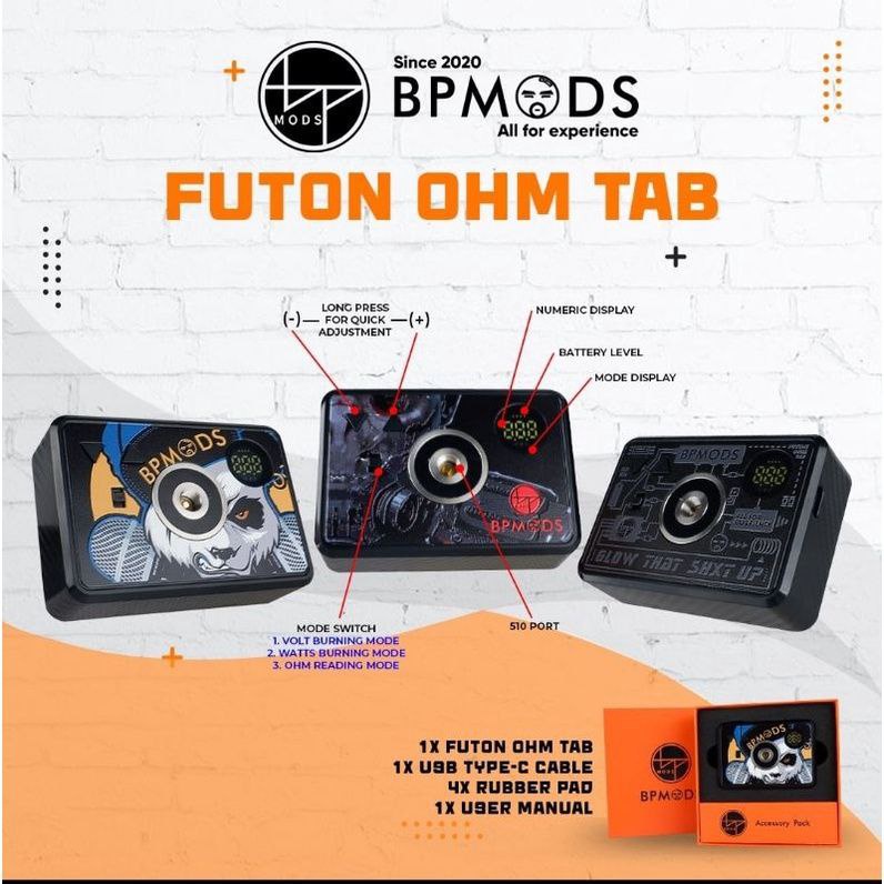[RECOIL TOOL] Authentic BP Mods Futon Ohm Checker Tab Basic Edition ...