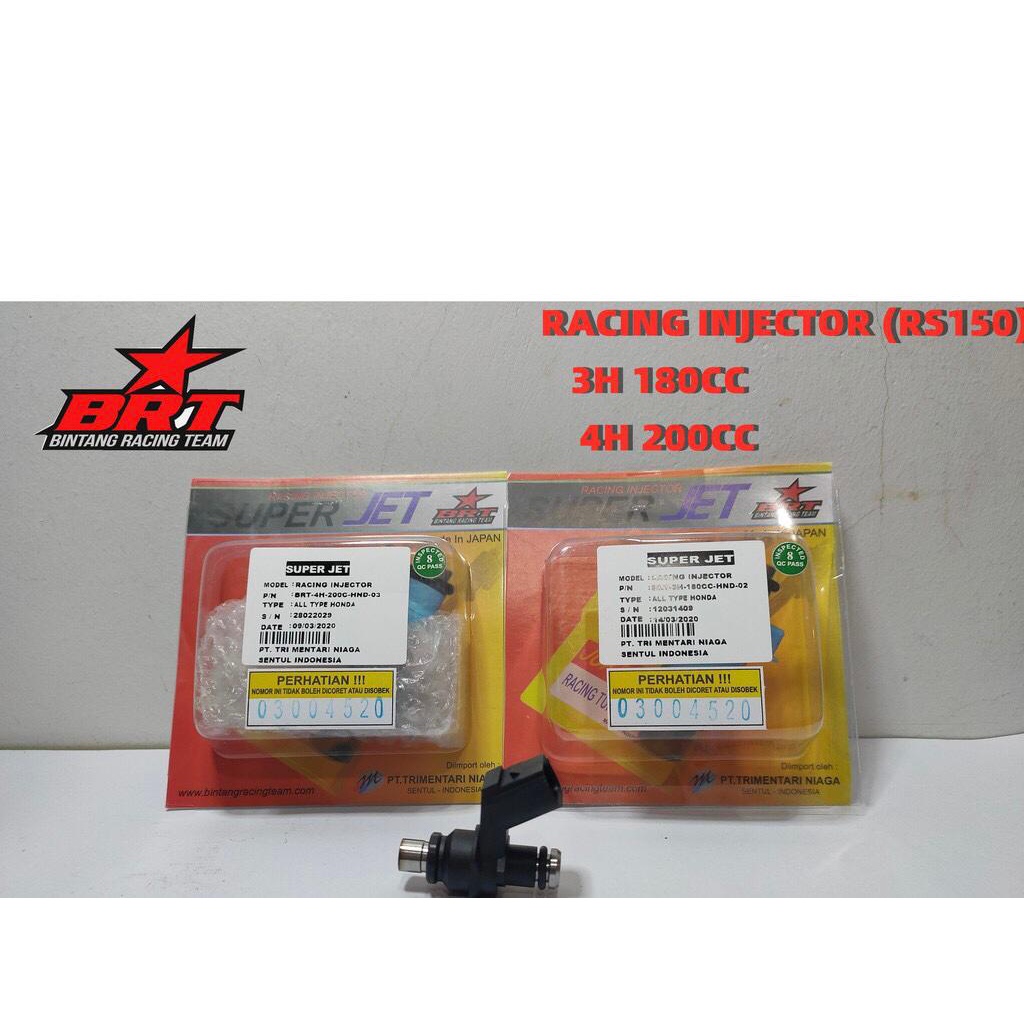 RS150 / RSX 150 / W110 FI BRT RACING SUPER JET INJECTOR (180cc 3hole ...