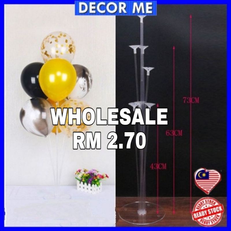 1set Balloon Column Base Plastic Balloons Stand 70cm for Party Decor ...