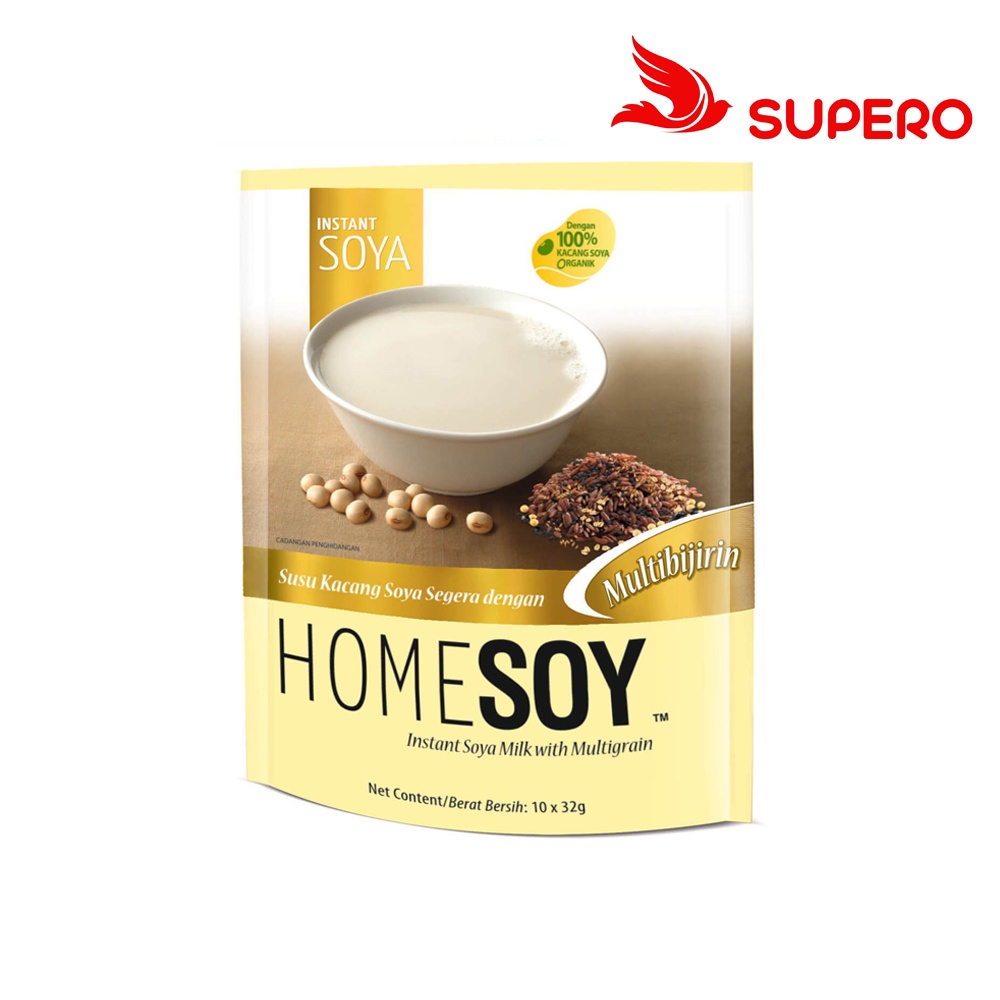 HOMESOY INSTANT SOYA MILK WITH MULTIGRAIN 10x32G | Shopee Malaysia