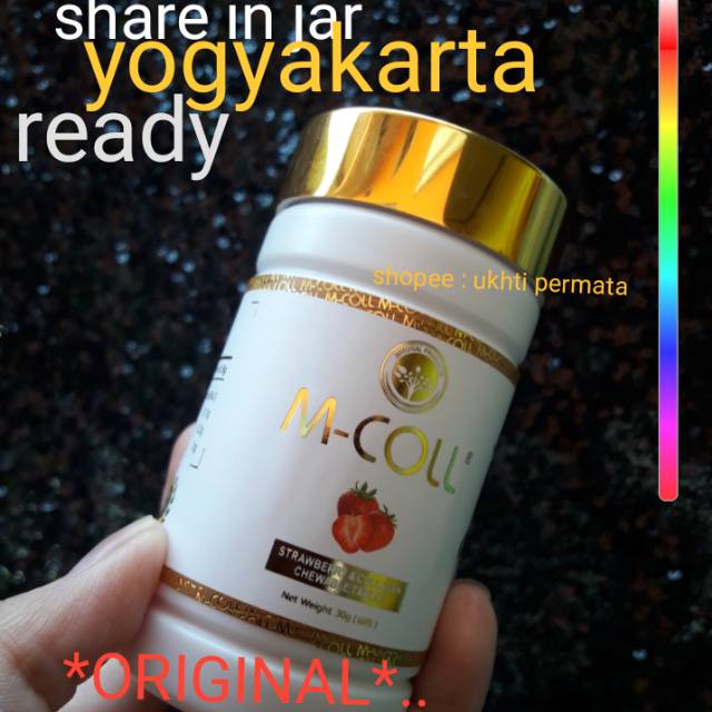 Original Mcoll collagen candy / m color collagen brightening whitening ...