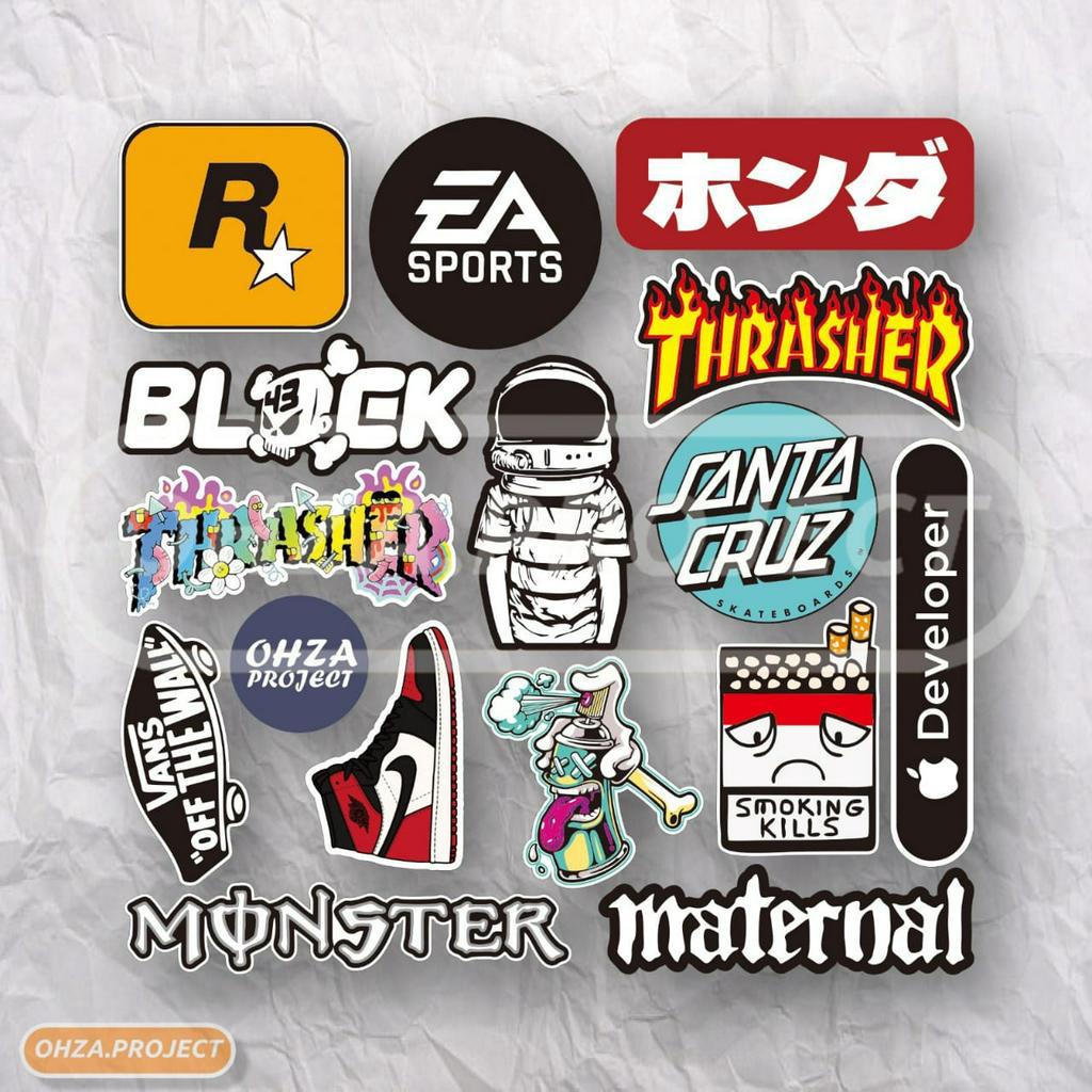 Sticker HYPEBEAST BRAND STICKER PACK HYPESTHETIC VOL.3 Waterproof ...