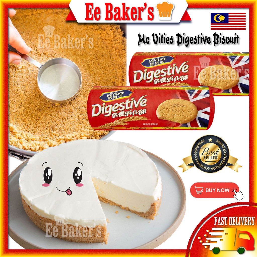 McVitie's Digestives Biscuits Baking Biskut Cheesecake Biskut Digestive ...