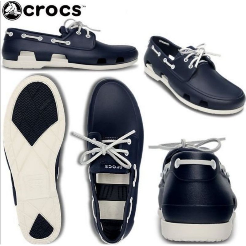 Crocs Beach Line Boat Men | Shopee Malaysia