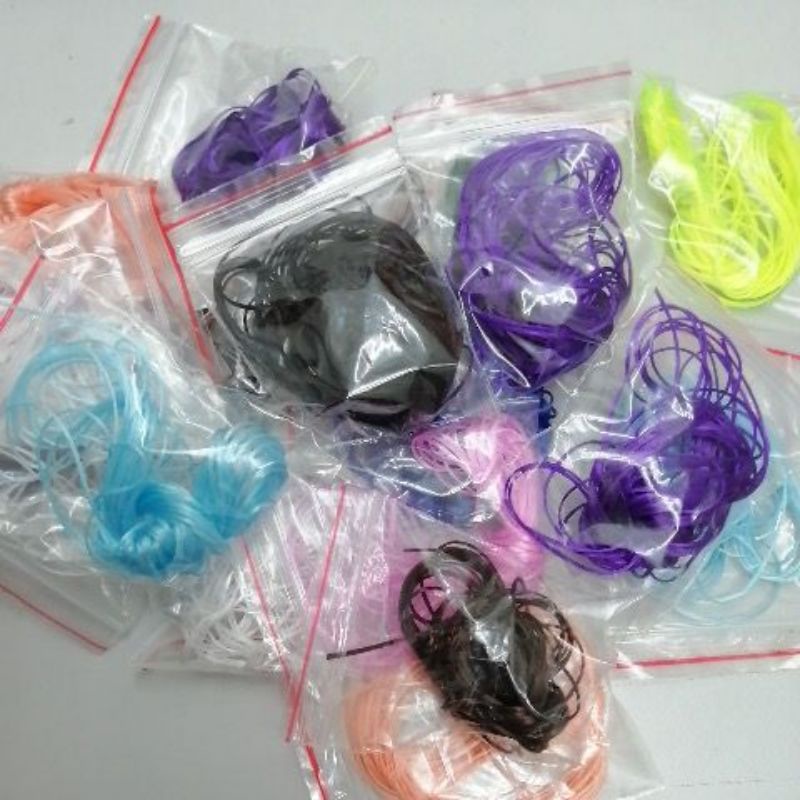 Benang elastic 5 meter untuk bracelet, necklace dan anklet, benang ...