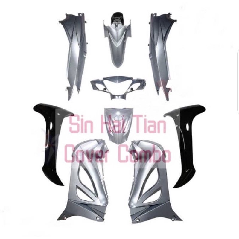 Modenas CT100/CT110 Cover Sets Complete Sets (MSEKI)Yellow Green Red ...