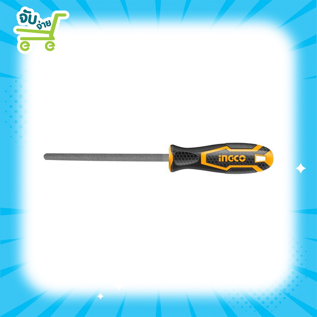 INGCO Steel Tongue File 8 Inch Model HSHF088 (Half Round File) Rasp ...