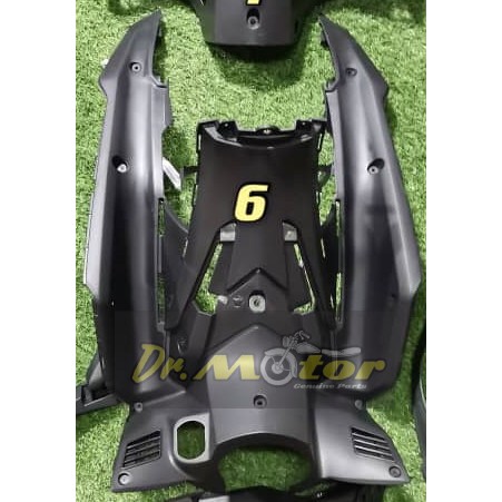 HONDA DASH 110 V2 DASH110 V2 Cover Inner Set KAVER HITAM CAVER Coverset cover meter centre rear ...