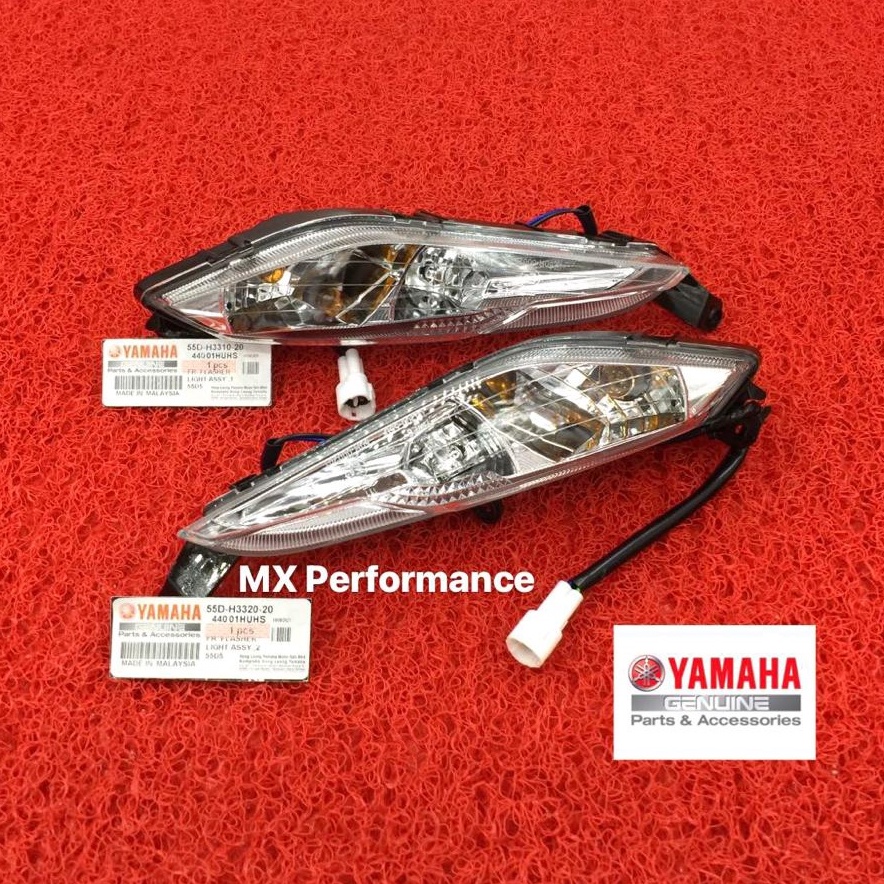 Yamaha LC135 V4 V5 V6 V7 Front Signal Assy (SET) 100% Original HLY | Shopee Malaysia