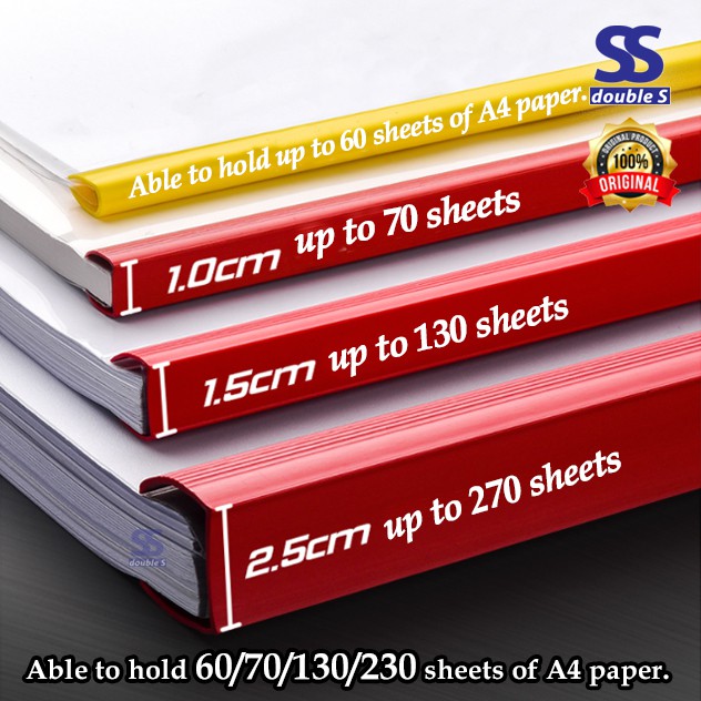 PVC Slide Binder A4 10Pcs/Report Cover/Slide Binder File/Slot File A4 ...