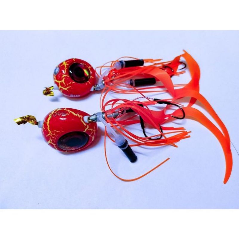 80g Tai Rubber , Madai Jig ( Fire Tiger) - orange colour | Shopee Malaysia