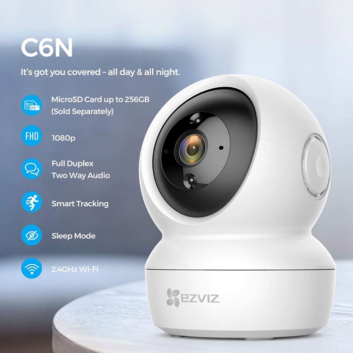 [New Model] 2MP 4MP IP Camera Rotate (360) WIFI EZVIZ C6N CV246 C6CN ...
