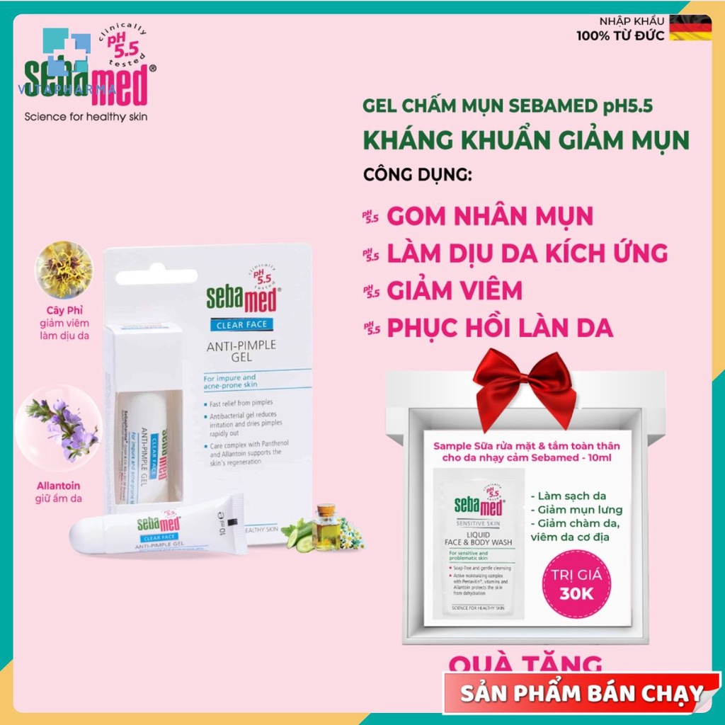 [IMPORTED Germany] Antibacterial acne-reducing Gel & skin-soothing ...