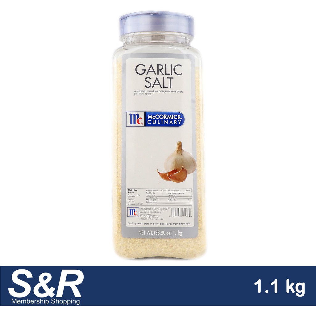 McCormick Culinary Garlic Salt Seasoning 1.1kg | Shopee Malaysia