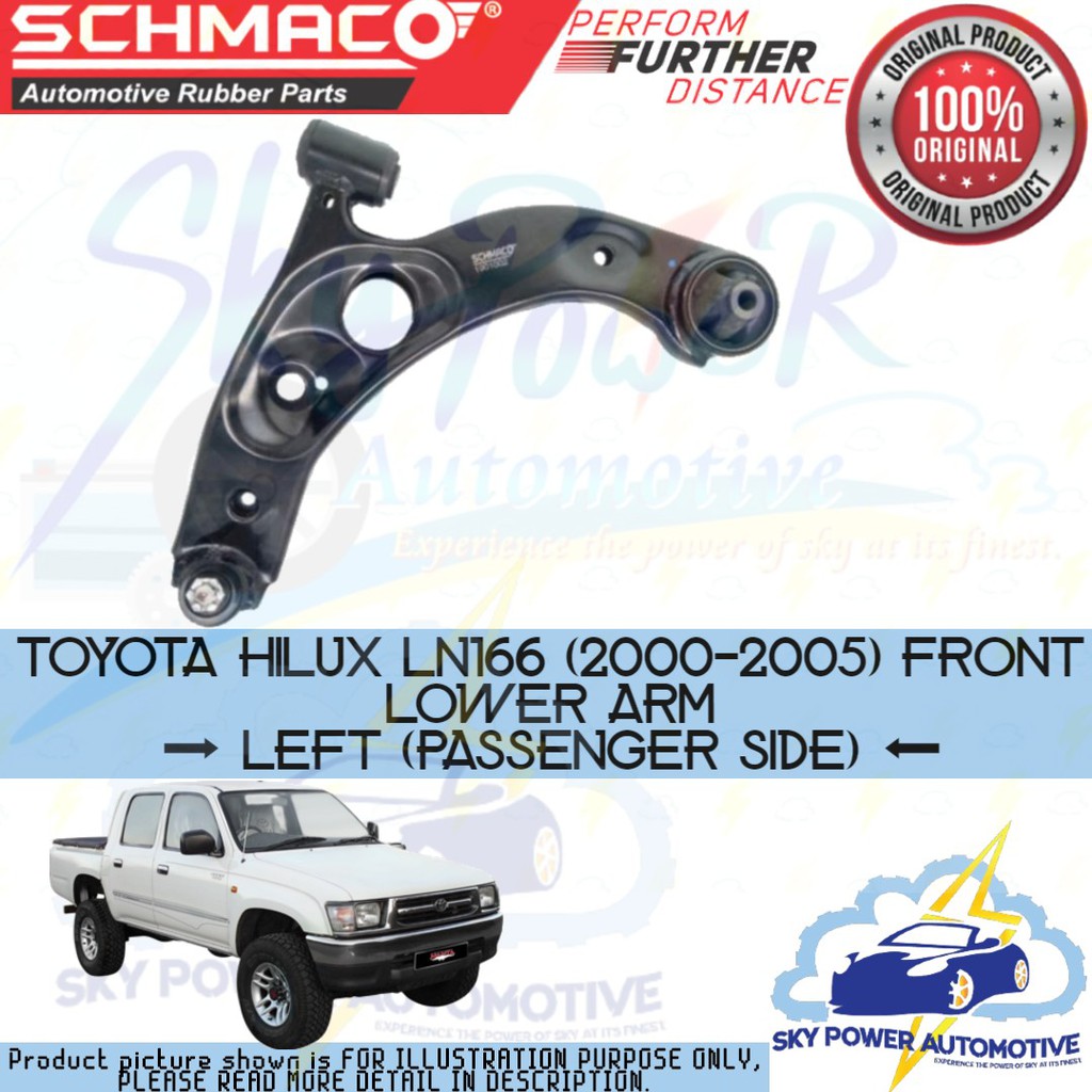 TOYOTA HILUX LN166 (2000-2005) SCHMACO LOWER ARM (FRONT LEFT & RIGHT ...
