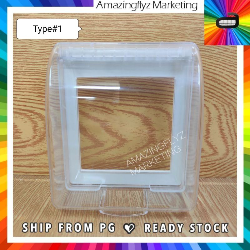 Indoor / Outdoor Switch Socket Enclosure(Big)/ Door Bell Switch Cover ...