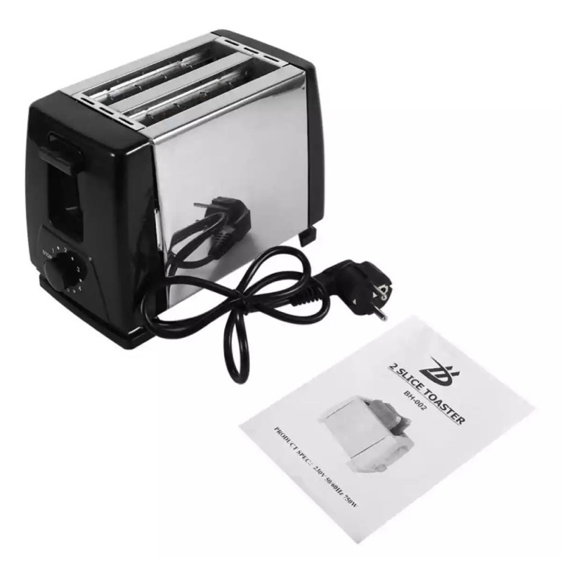 2 SLICE TOASTER BH-002 BREAD ELECTRONIC (PEMBAKAR ROTI) | Shopee Malaysia