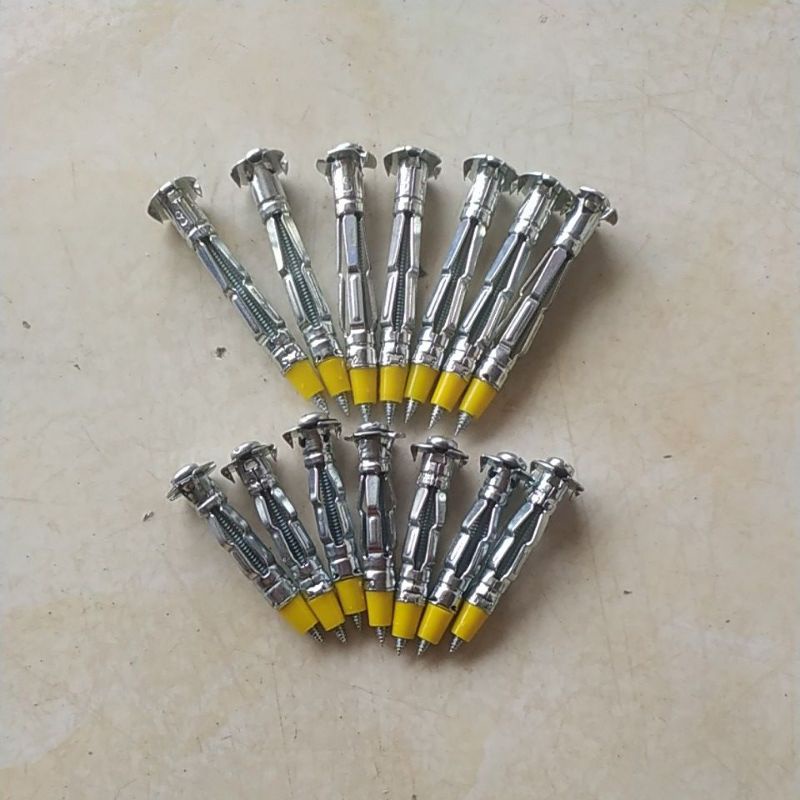 Plaster expansion screws (10 pieces) | Shopee Malaysia