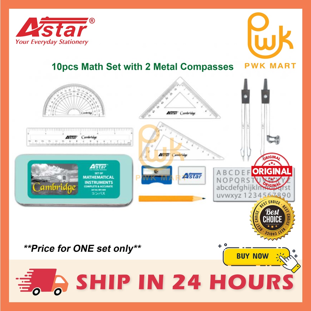 🔥READY STOCK🔥Astar Mathematical Set / Geometry Instrument /Jangka Lukis ...
