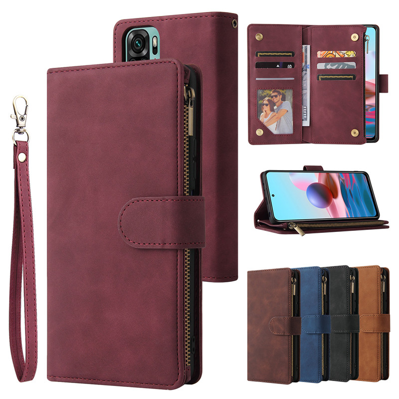 Luxury Casing! Redmi 9T Note 10 Pro 8 9 pro 9s 9A 8A Poco M3 New Zipper ...