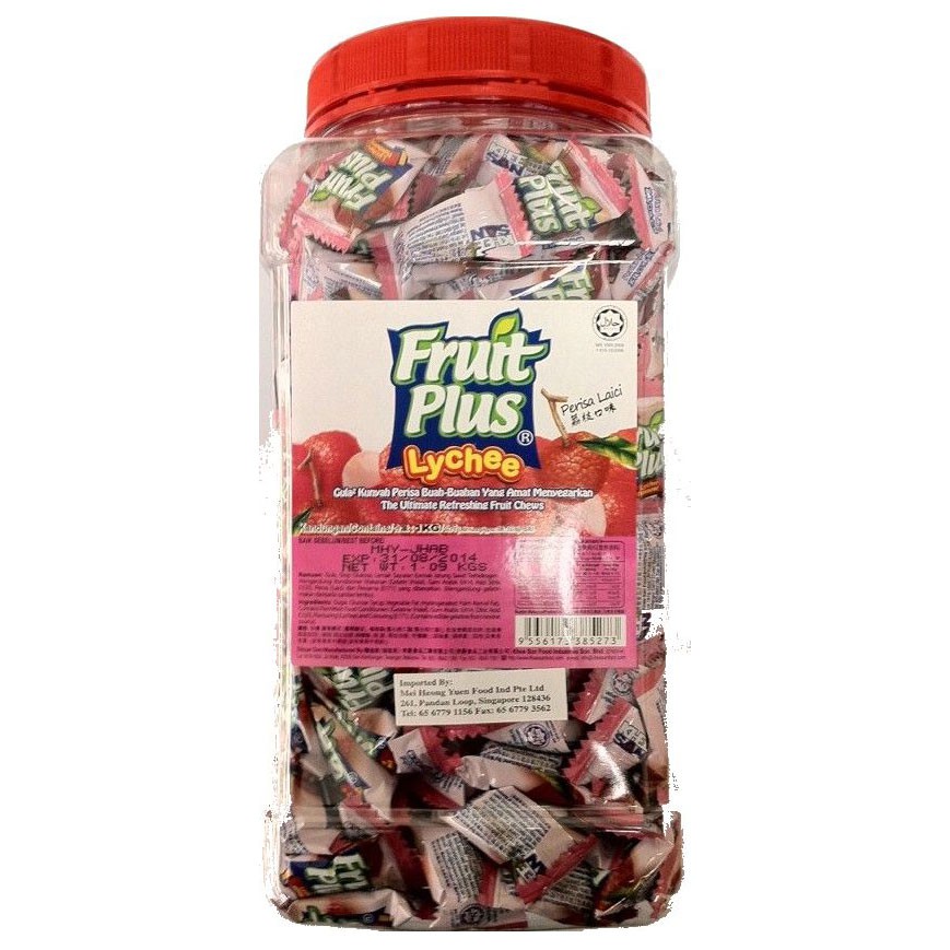 Fruit Plus Lychee Candy (1 Bottle/350 Pcs) | Shopee Malaysia
