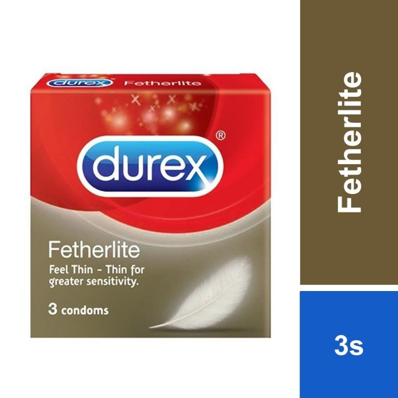 Durex Condom 3pcs ( Fetherlite - Feel Thin for Greater Sensitivity ...