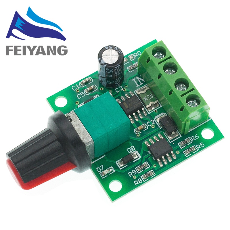 New DC 1.8V 3V 5V 6V 12V 2A PWM Motor Speed Controller Low Voltage ...