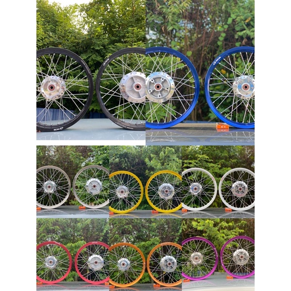 RCB/RACING BOY-RIM ALLOY SET 1.85/1.85-17 RS150/SONIC/Y15ZR/Y15/Y15Z V1 ...