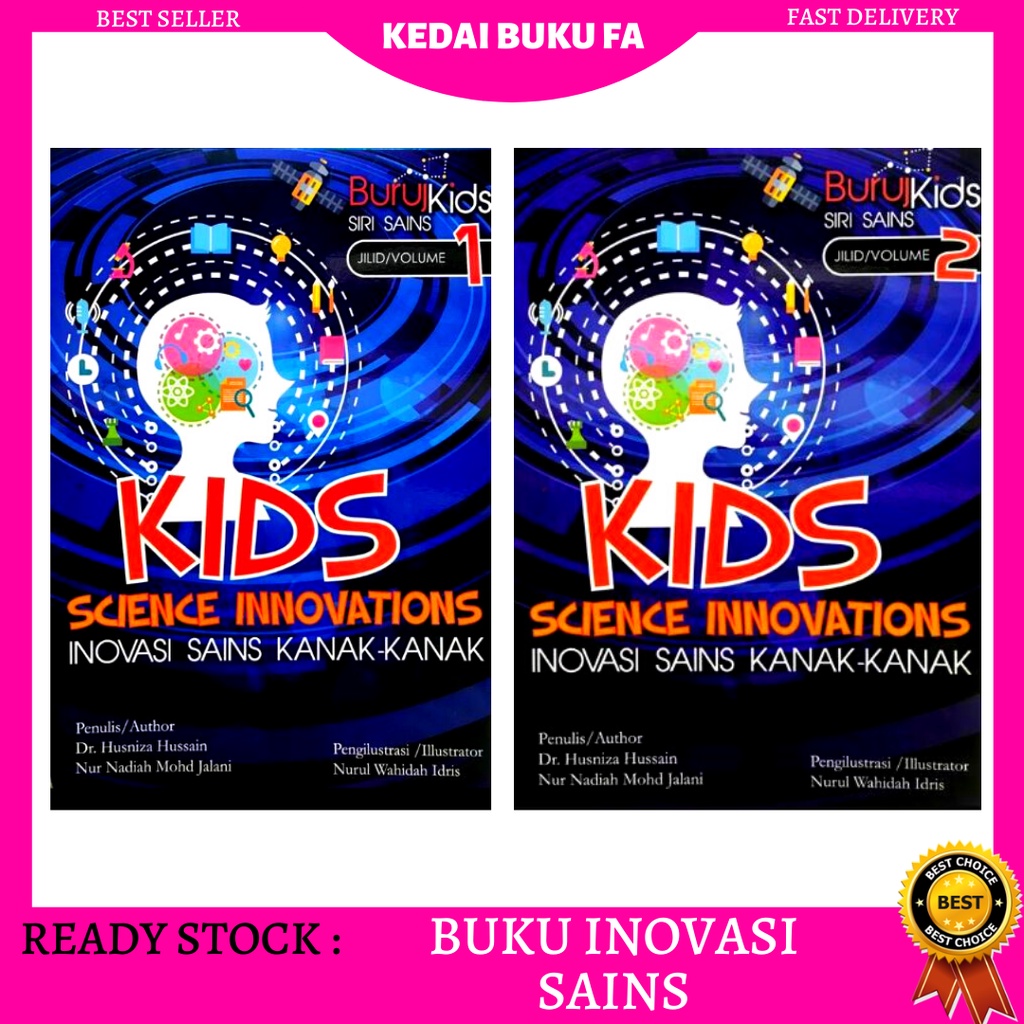 Kids Science Innovations Book Volume 1 & 2 | Buku Inovasi Sains Kanak ...