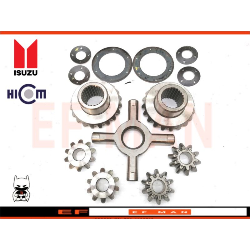 FREE WASHER🎉 ISUZU NPR NKR HICOM 4.3 (23 TEETH) 7X43 SPIDER KIT DIFFERENT AXLE GEAR SHAFT GIGI ...