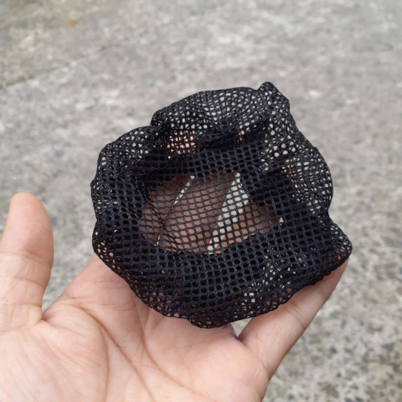Combo of 4 plain black hair nets (for small hair) | Shopee Malaysia