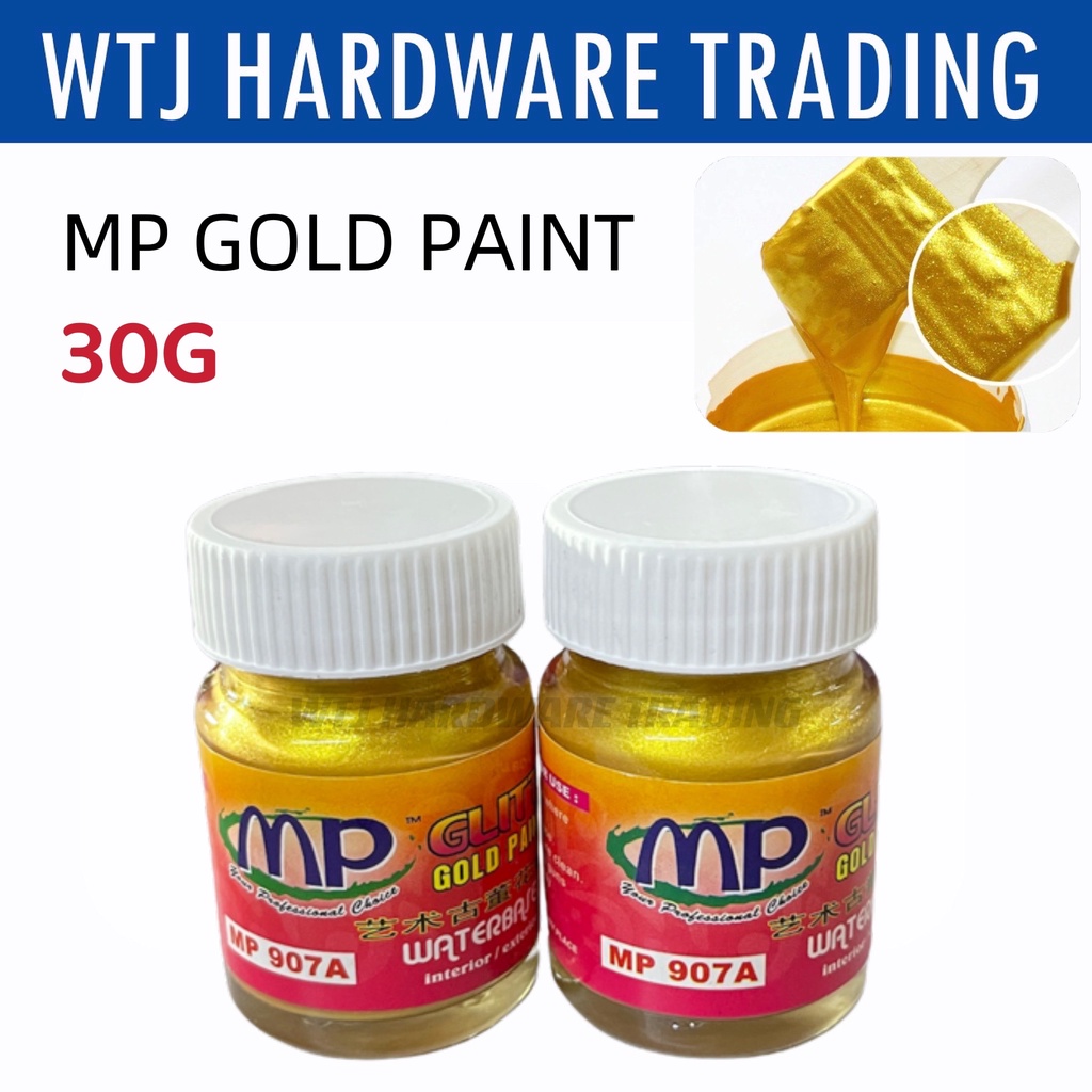MP EXTERIOR ROYAL GOLD PAINT 30G | Water-Borne GOLD Paint / Cat Emas ...