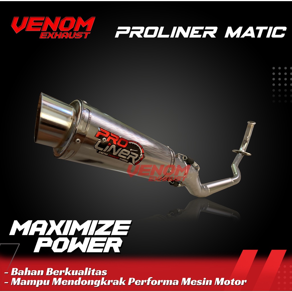 Proliner Exhaust RCB CLD Full System BEAT MIO XEON VARIO SPIN GENIO ...