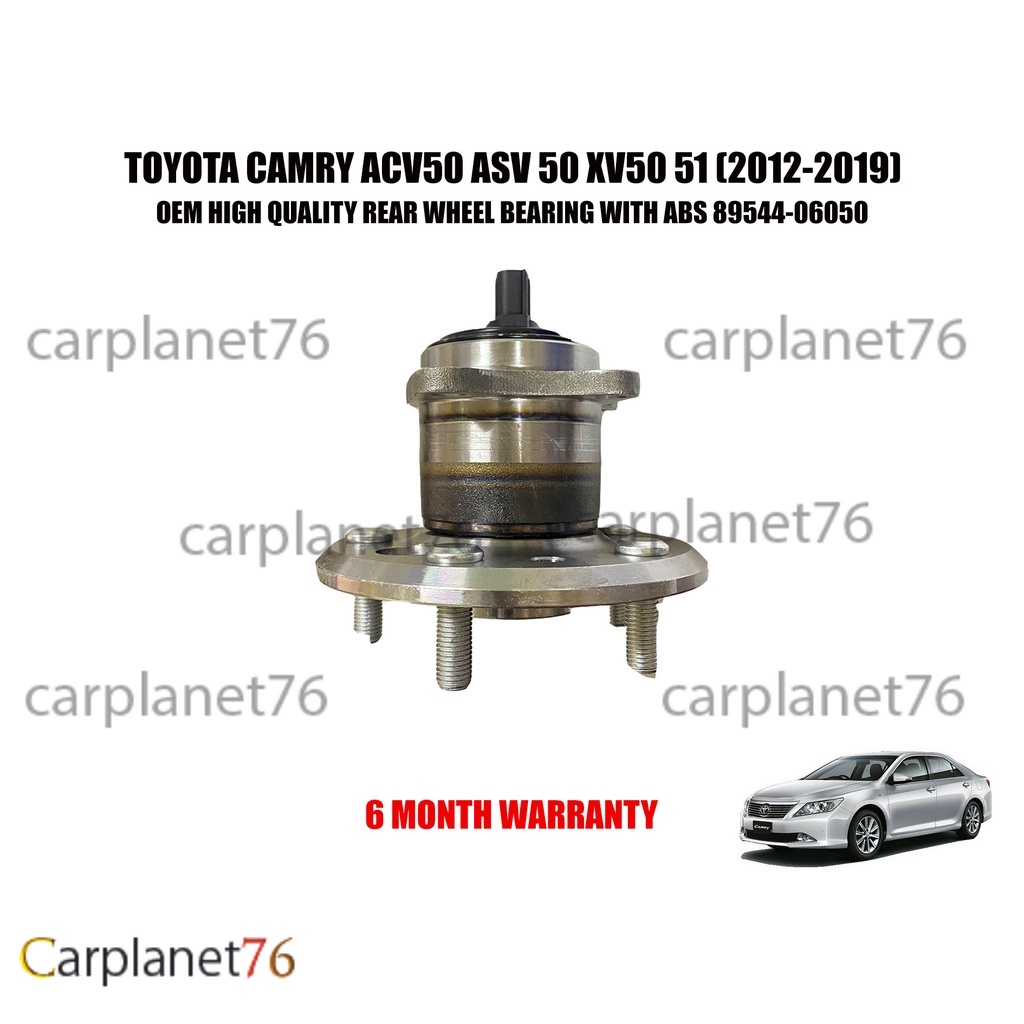 TOYOTA CAMRY ACV50 ASV50 XV50 ACV51 (2012-2019) REAR WHEEL BEARING ABS ...