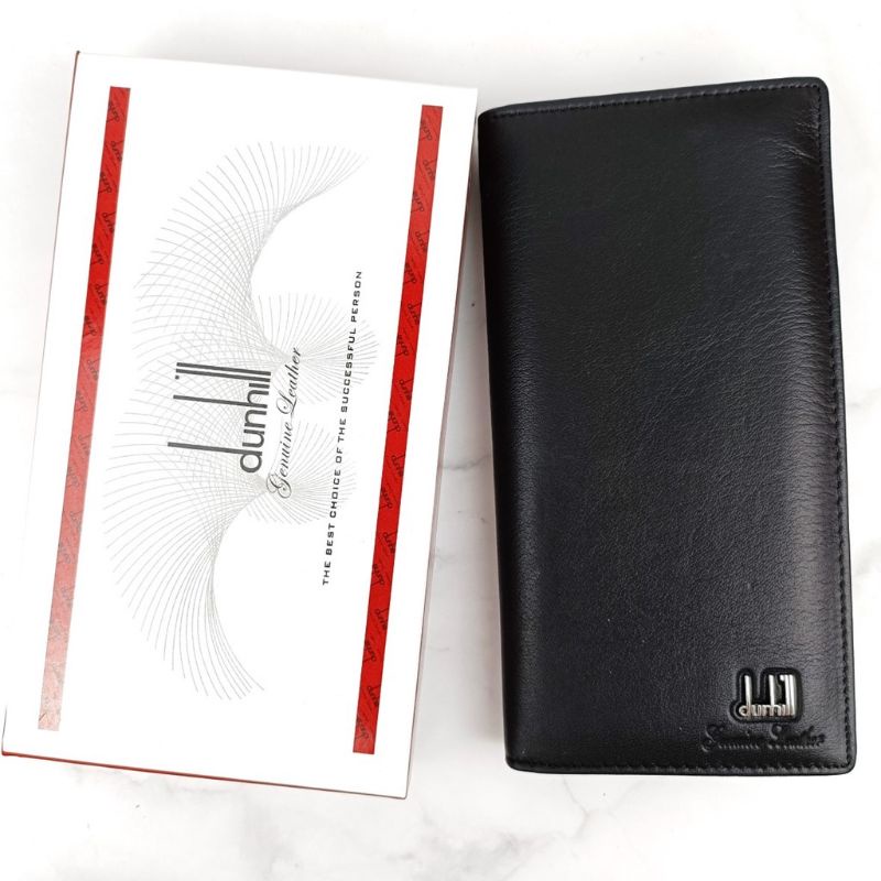 [🔥 READY STOCK 🔥] men and women dunhill long wallet genuine Pu Leather ...