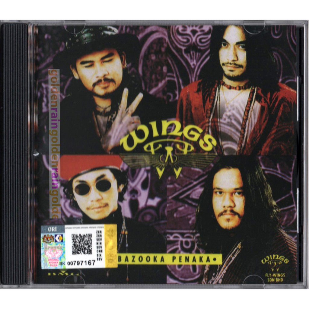 WINGS (AWIE) - Bazooka Penaka 1993 BMG PACIFIC ORIGINAL CD (HARD ROCK ...