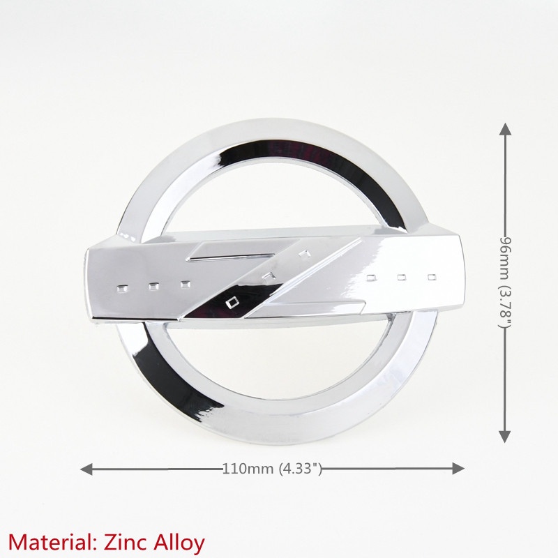 3D Car Sticker FAIRLADY 350Z 370Z Logo Emblem Badge Front Grille & Rear ...