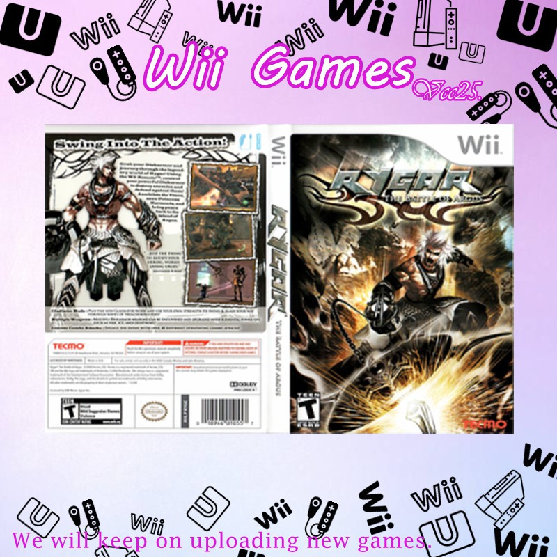 Wii DISC Rygar: The Battle of Argus Games [100% BRAND NEW] | Shopee ...