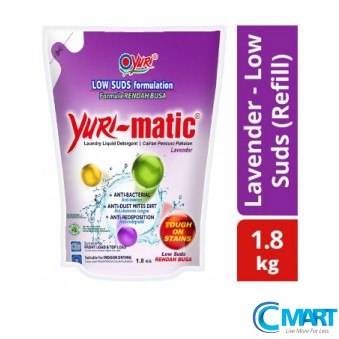 Yuri-Matic Liquid Detergent Refill Pack 1.6KG | Shopee Malaysia