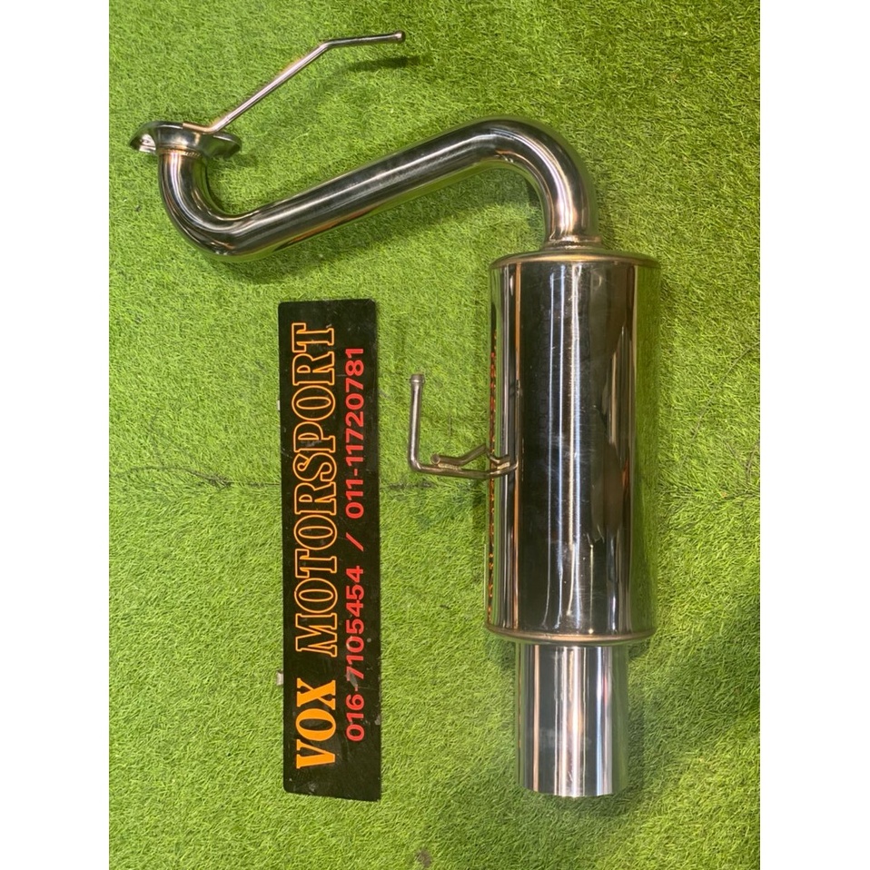 mitsubishi lancer gt proton inspira exhoust muffler box belakang piping ...