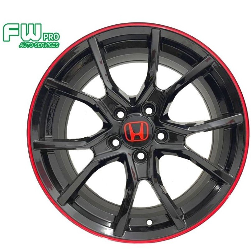 New Sport Rim Honda Type F 17 Inch 7jj 5x114.3 One Set 4pcs | Shopee ...