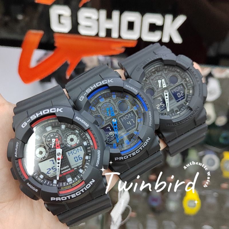 🎏 GA-100-1A1 GA-100-1A4 GA-100-1A2 Casio G-Shock GA-100 Ga100 | Shopee ...